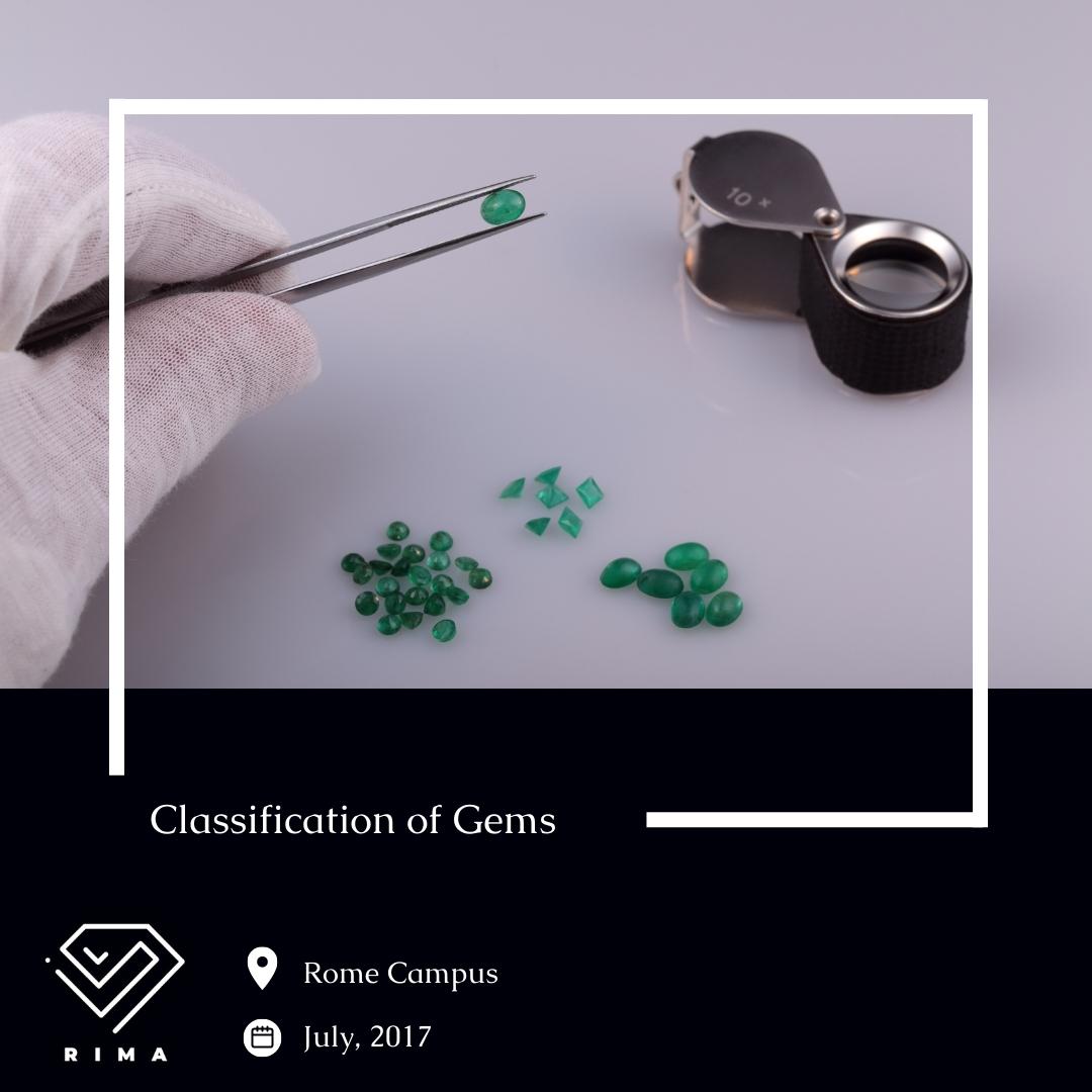 Classification of Gems - RIMA | Italian Gem & Jewelry School