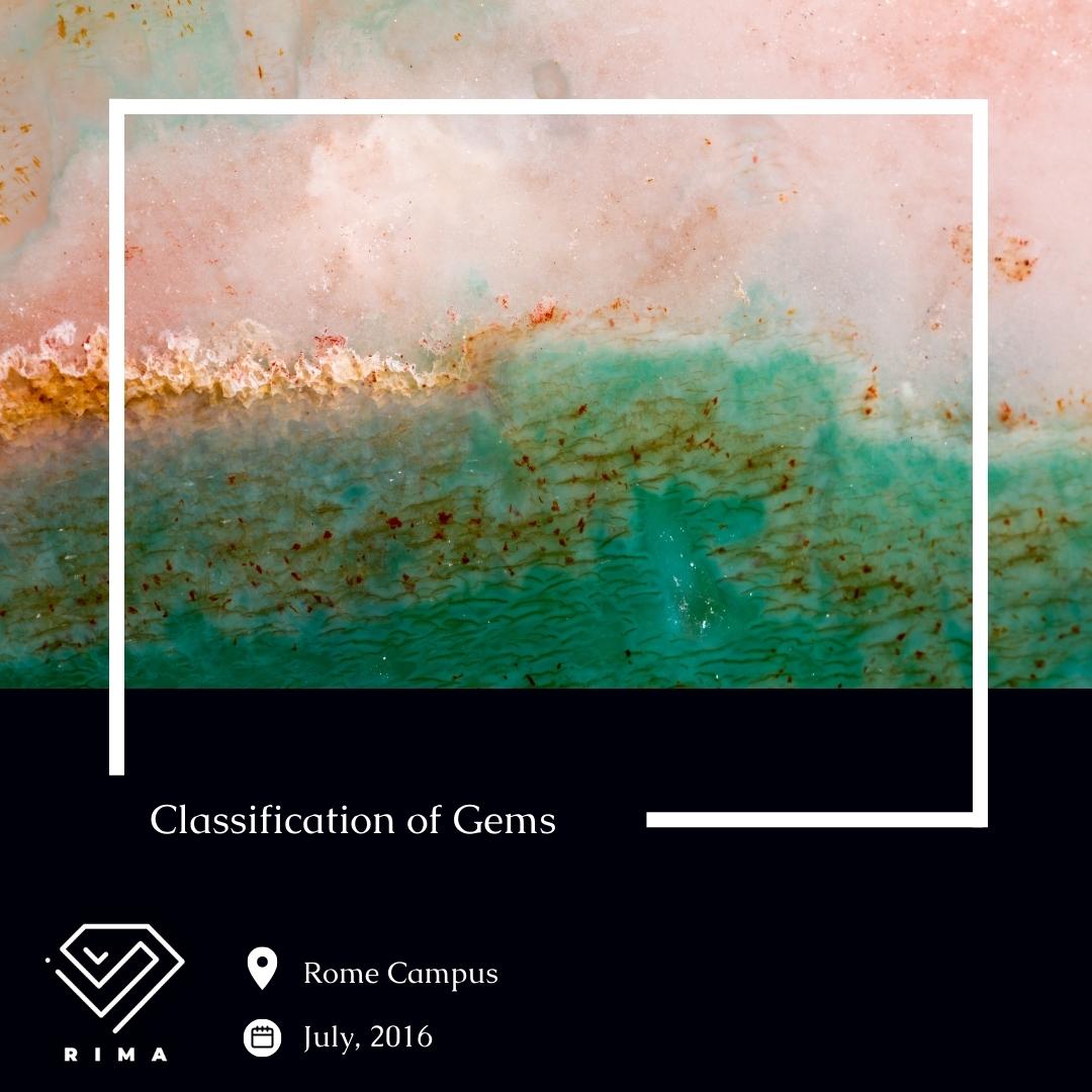 Classification of Gems - RIMA | Italian Gem & Jewelry School
